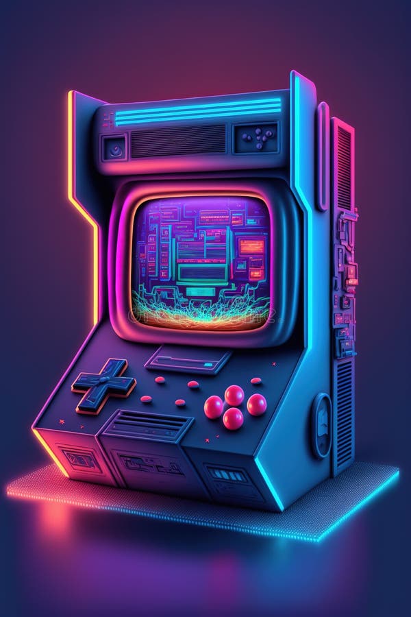 Retro Game Console Wallpaper