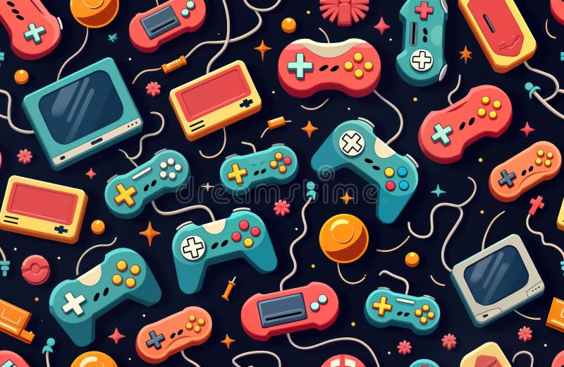 Consoles Controllers Stock Illustrations – 460 Consoles Controllers ...