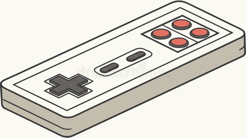 Retro Gaming Controller Joystick for Video Game Enthusiasts, Vector ...
