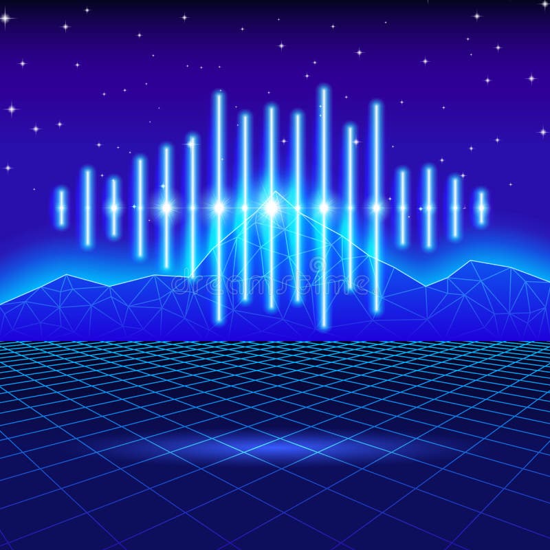 Waveform frame stock vector. Illustration of amplitude - 29601213