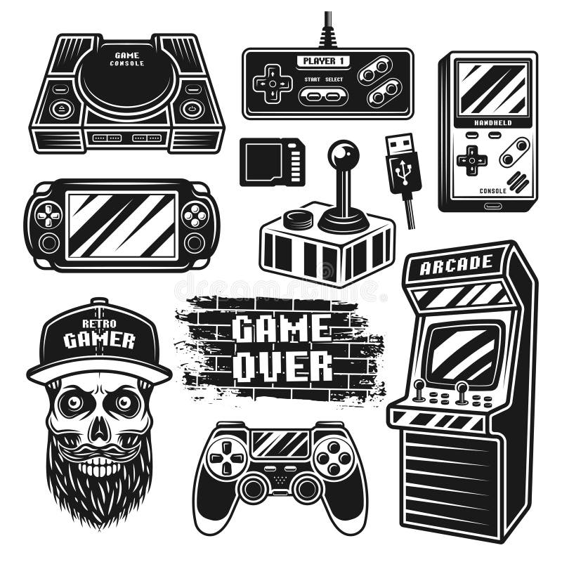 Retro Video Game Vector
