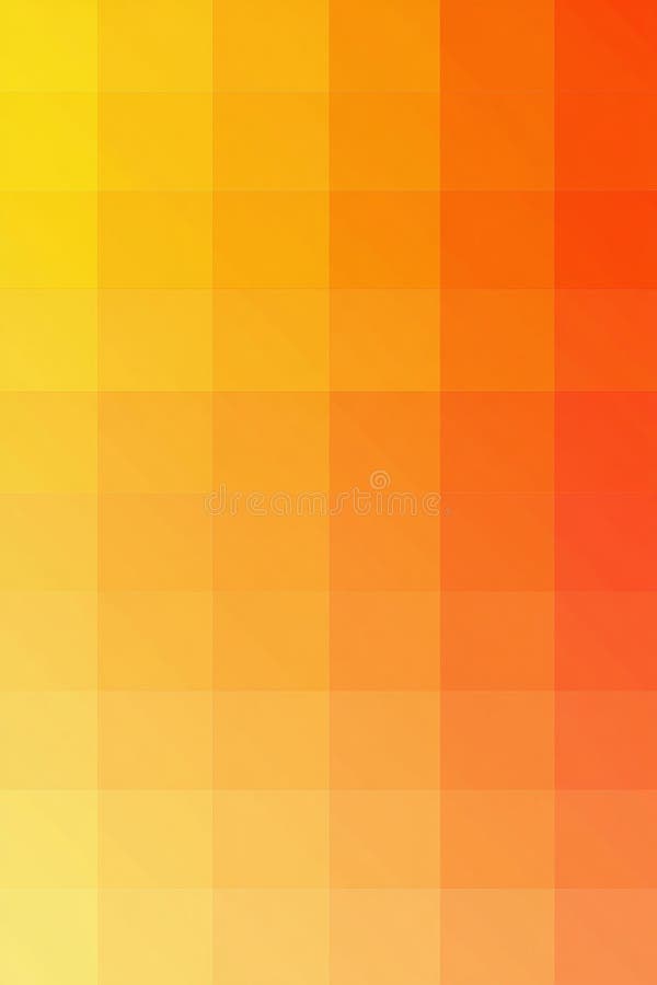 Retro Gaming-style Pixel Gradient Transitioning from Bright Orange To ...