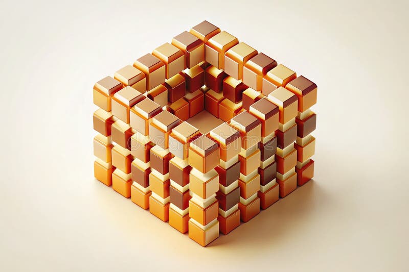 Checkerboard Cube Loop Structure Stock Illustrations – 1 Checkerboard ...