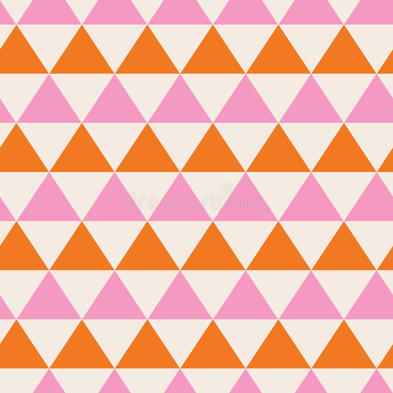 Geometric Pink Flowers Green Background Colorful Festival Print Repeat ...