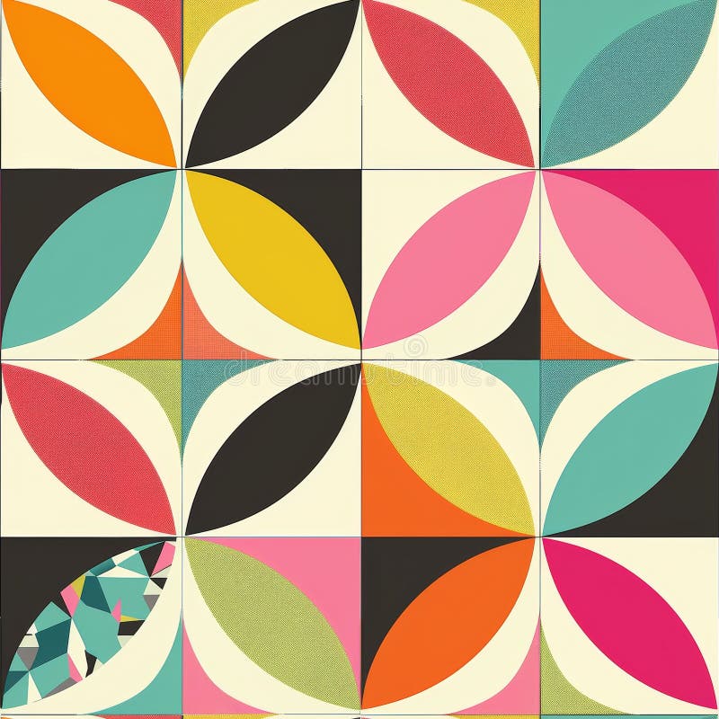 Retro Geometric Shapes stock image. Image of shapes - 336797375
