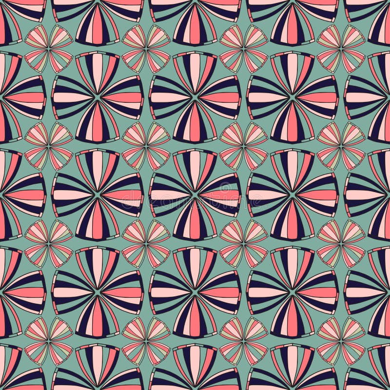 Retro Geometry Pattern. Tile and Wallpaper Design Stock Vector ...