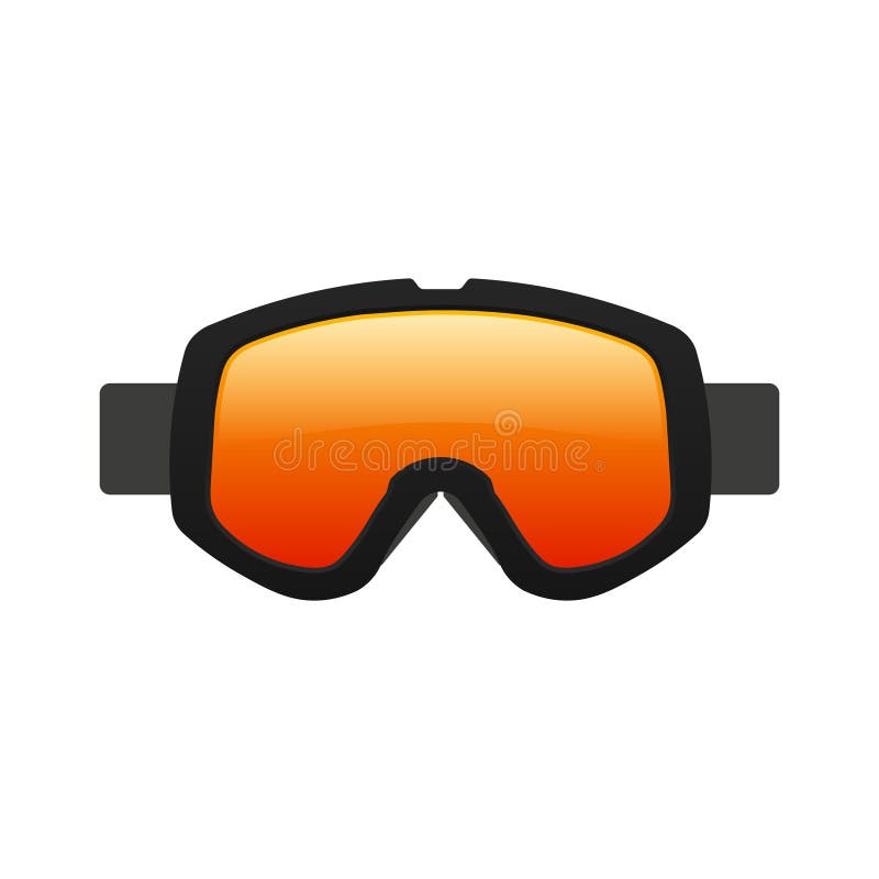 Retro Goggles. Vector Illustration, Flat Design. Isolated. Stock Vector ...