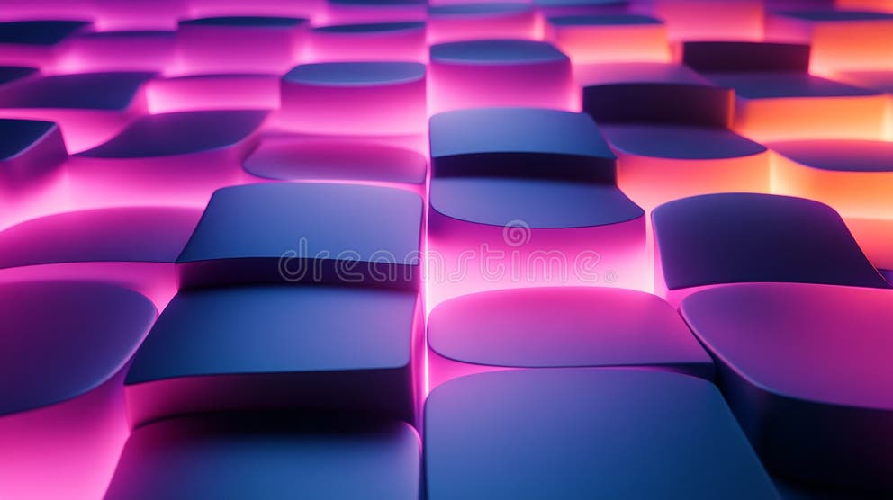 Retro Gradient Background with Artistic Glow Unique Surface for Mockups and Design Projects in ...