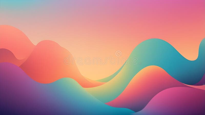 Retro Gradient Background with Grainy Texture Stock Illustration ...