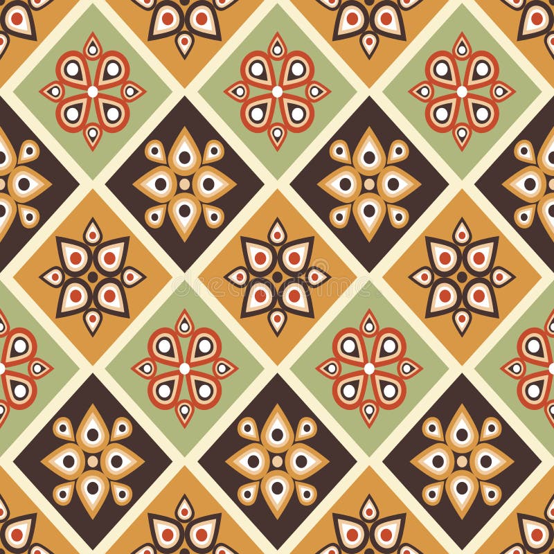 Retro- Grafische Nahtlose Muster Stock Abbildung - Illustration von ...