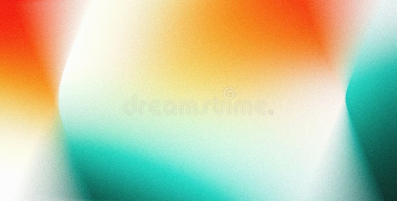 Retro Grainy Texture Background Orange White Green Color Gradient ...
