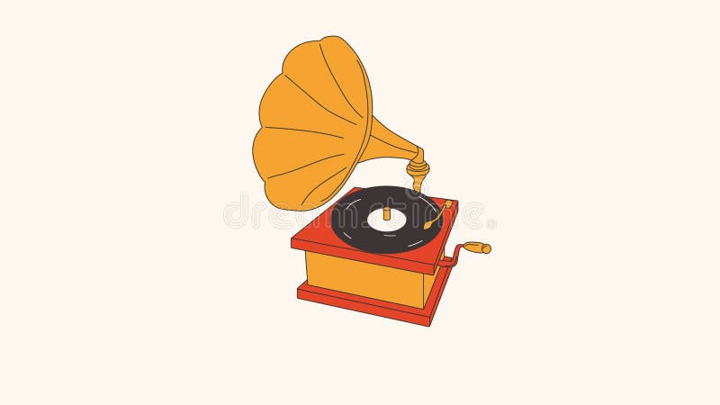 Retro Musical Things Animation Loop Background. Stock Footage - Video ...