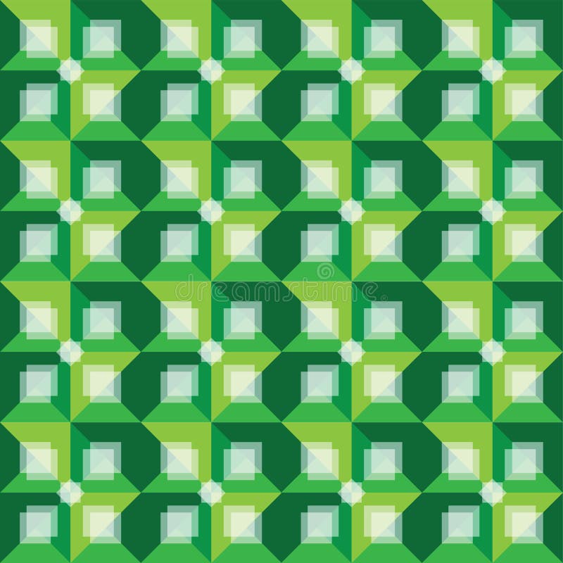 Retro Green Abstract Background Pattern Stock Vector - Illustration of ...