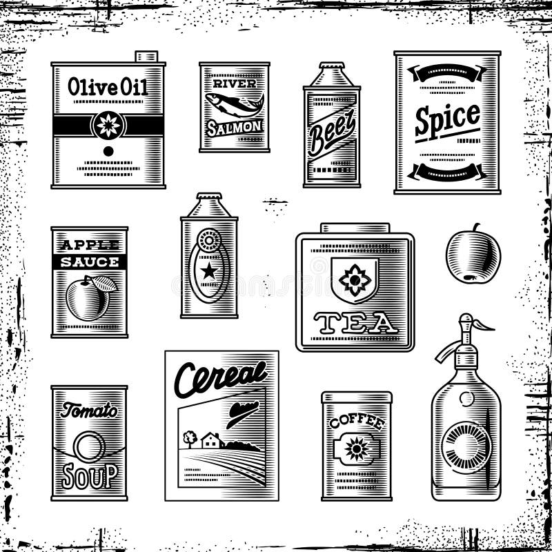 Grocery Store Black White Stock Illustrations – 7,646 Grocery Store ...