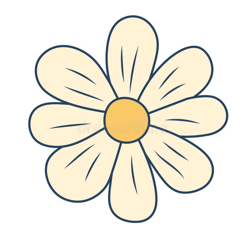 Retro Groovy Daisy Flower. Colorful Cartoon Psychedelic 60s, 70s Style ... Retro Groovy Daisy Flower. Colorful Cartoon Psychedelic 60s, 70s Style ...