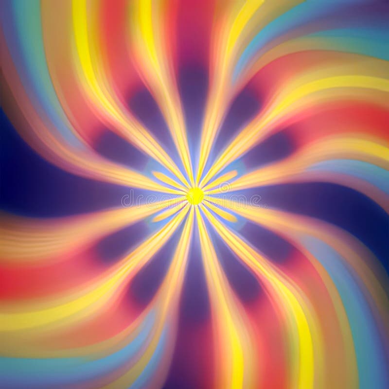 Retro Groovy Gradient Blur Purple -yellow Background Stock Illustration ...