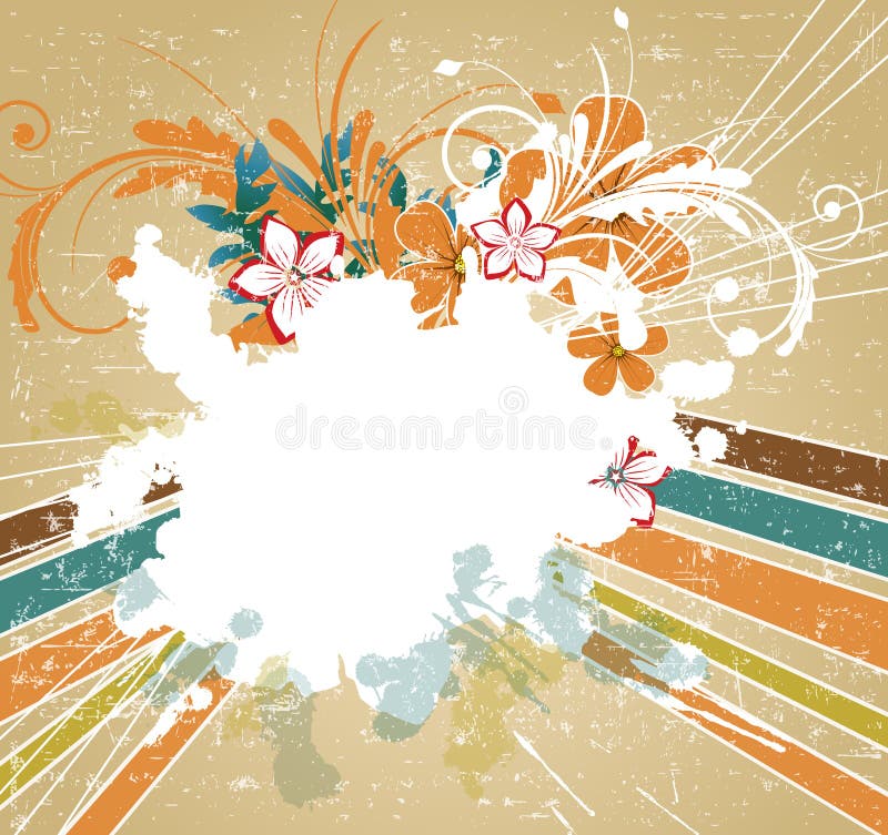 Retro grunge background stock vector. Illustration of composition ...