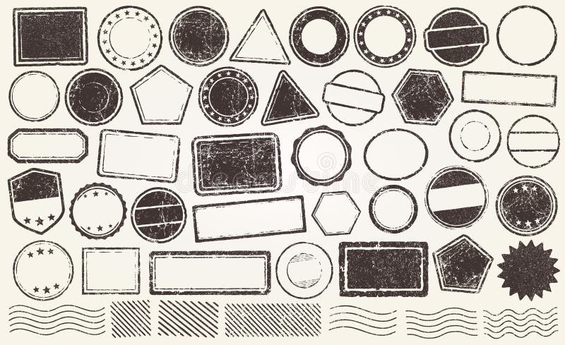 Blank Postage Stamp Vector Frames Stock Illustrations – 335 Blank ...