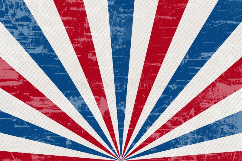 Retro Grunge Ray Sun Burst Abstract Background Stock Illustration ...