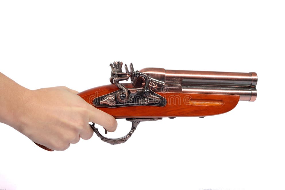 Retro gun shot stock image. Image of history, firearm - 3761901