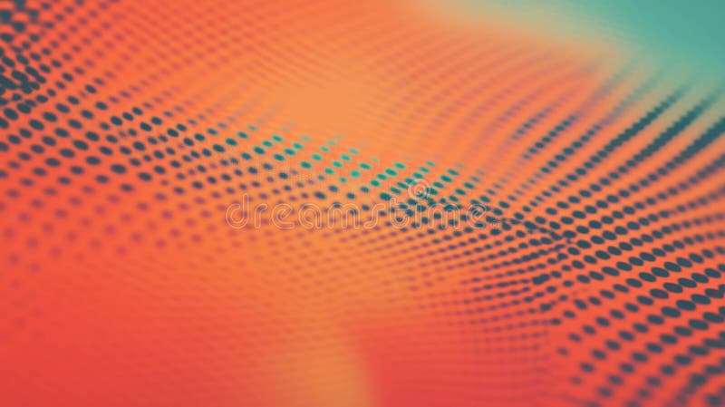 Retro Halftone Pattern with Vibrant Lo Fi Aesthetic for Print Design ...