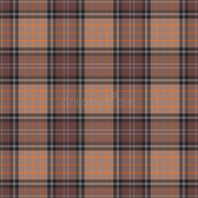 Retro Halloween Plaid Check Seamless Pattern Stock Vector ...