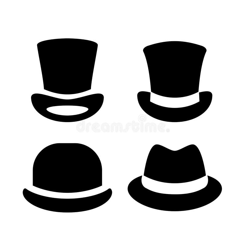 Retro hat icon stock vector. Illustration of flat, icons - 171868528