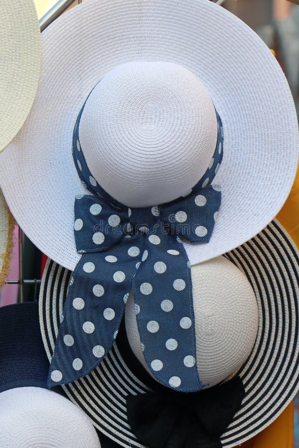 Retro hats stack stock image. Image of summer, market - 202308913