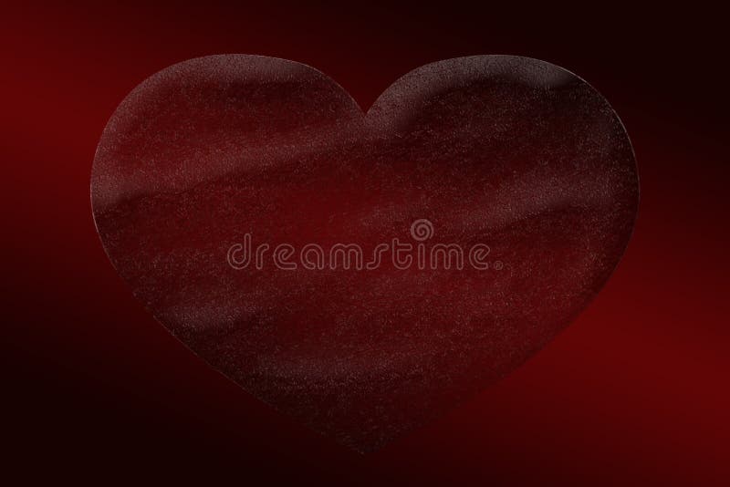 Retro Heart Shape with Vintage Texture Stock Illustration ...