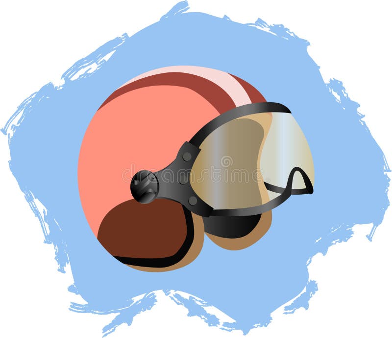 Retro Helmet stock vector. Illustration of motorcycles - 77784711