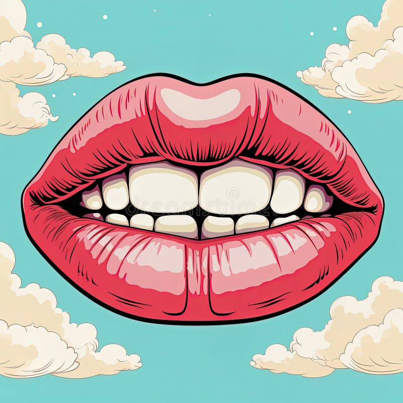 212 Cartoon Lips Drawing Stock Photos - Free & Royalty-Free Stock ...