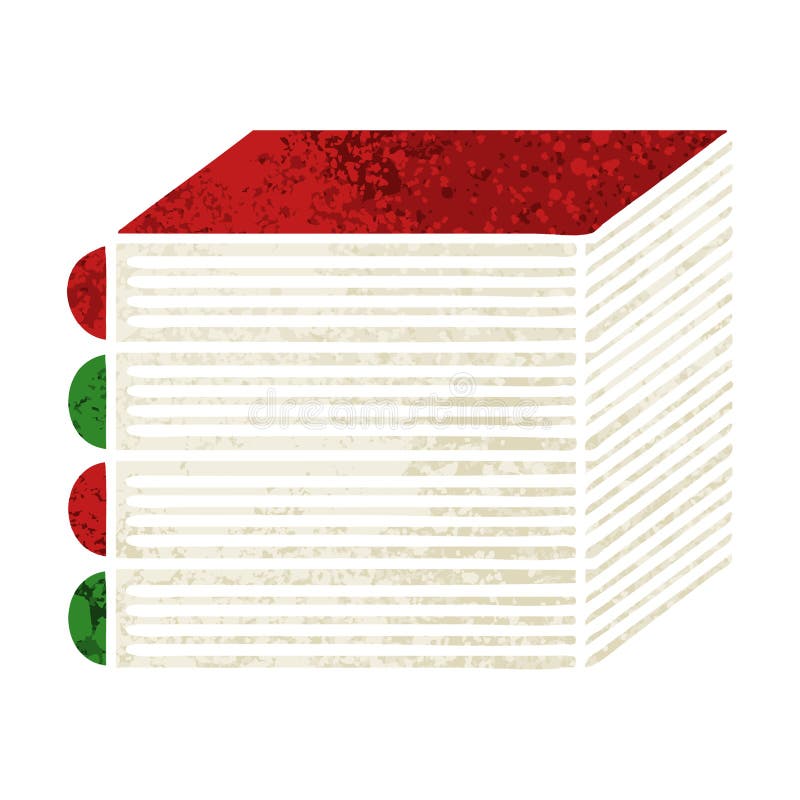 Illustrated stack of books stock vector. Illustration of gray - 4142499