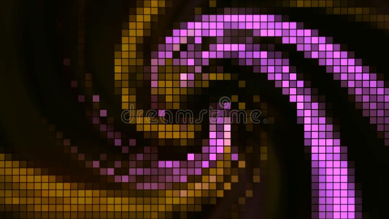 Retro Image of Rotating Colorful Spiral. Motion. Beautiful Moving ...