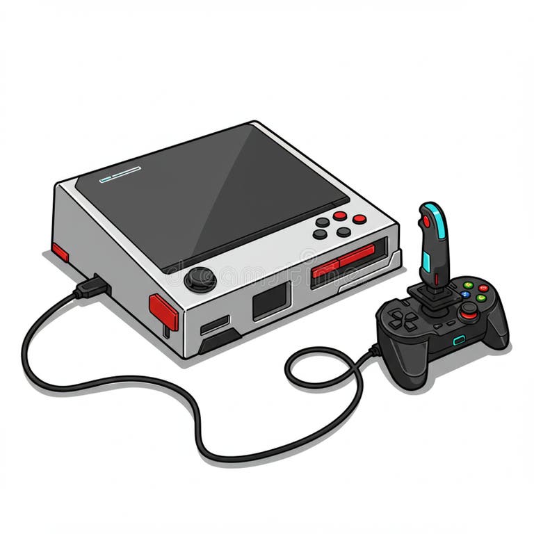 A Retro-inspired Gaming Console with a Simplistic Box Design. it ...