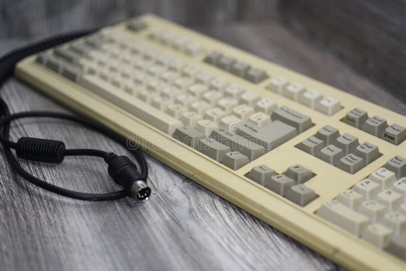 Retro isolated keyboard. stock photo. Image of keyboard - 83339976