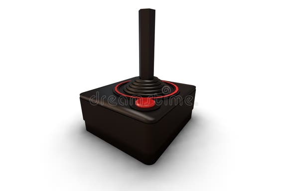 Retro Joystick stock illustration. Illustration of 8bit - 21737844