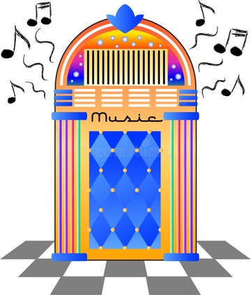 Retro Jukebox/eps stock vector. Illustration of dance - 1992723