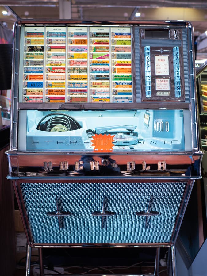 Retro Jukebox: Music and Dance in the 1940s and 1950s Editorial Image ...
