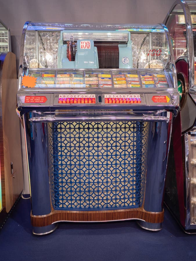 Retro Jukebox: Music and Dance in the 1940s and 1950s Editorial Photo ...