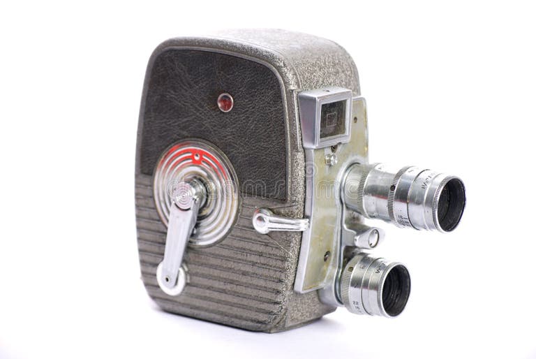 Retro filmkamera fotografering för bildbyråer. Bild av rörlig - 7661935