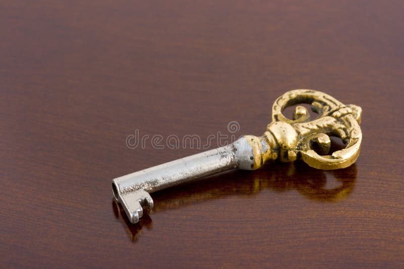 Antique Prison Mortice Key stock photo. Image of retro, macro - 63612