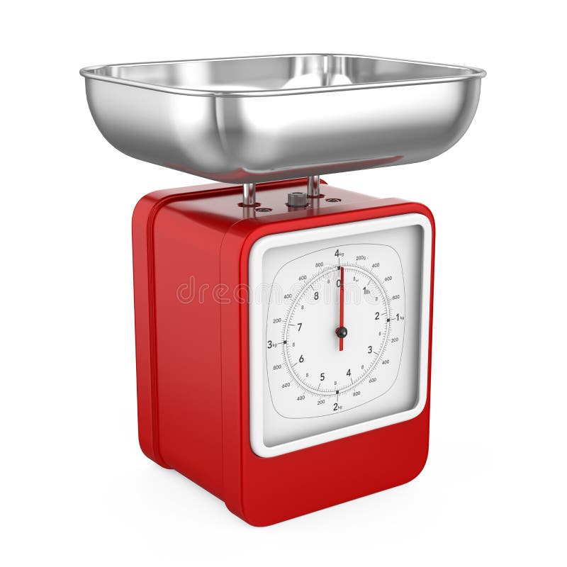 Kitchen Scale Icon Isolated on White Background from Technology Devices ...