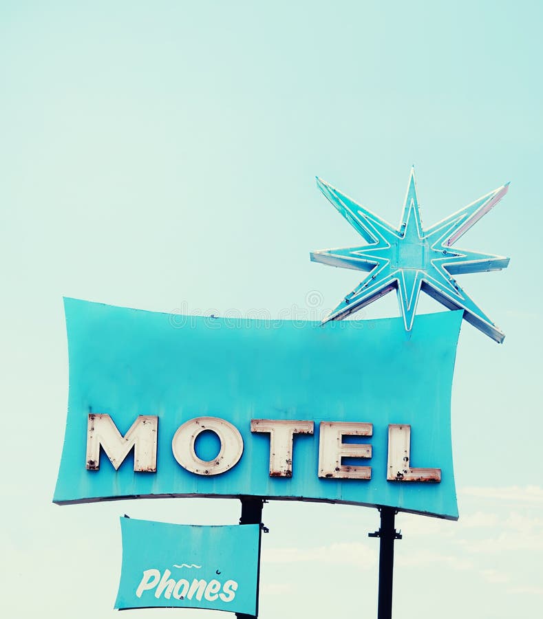 Motel Sign stock image. Image of motel, sign, signage - 1408007