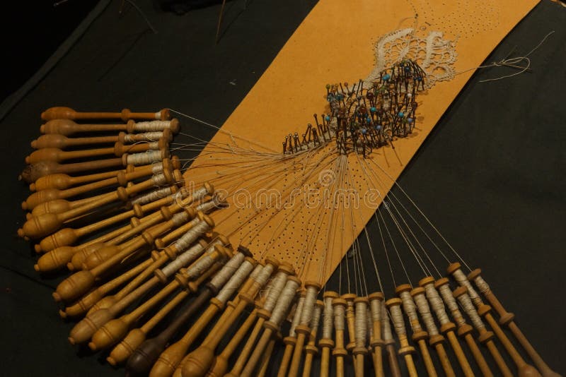 A retro knitting kit stock photo. Image of needle, beautiful - 193732432