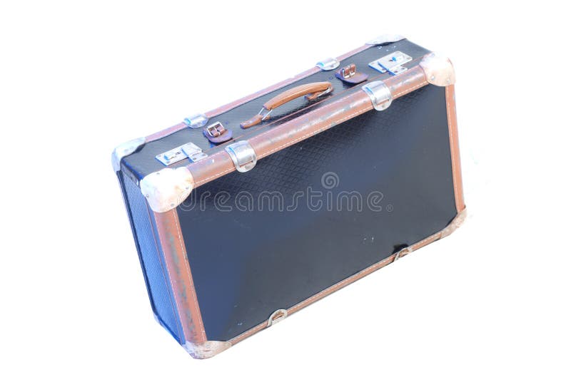 Retro koffer stock foto. Image of verpakking, retro, geïsoleerd - 5690308