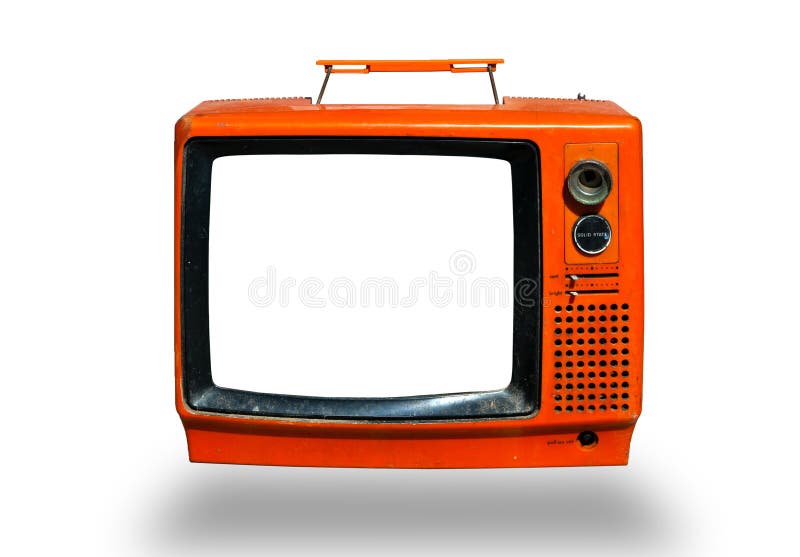 Retro, La Vecchia Televisione Immagine Stock - Immagine di nero, video ...
