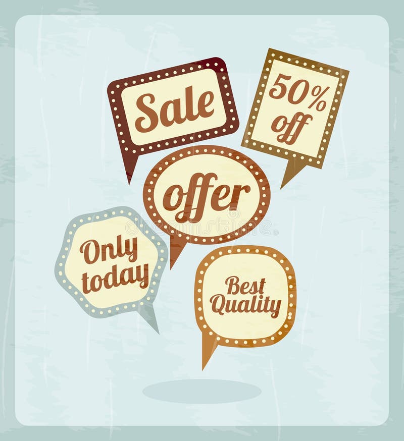 Retro labels stock vector. Illustration of price, business - 30512977