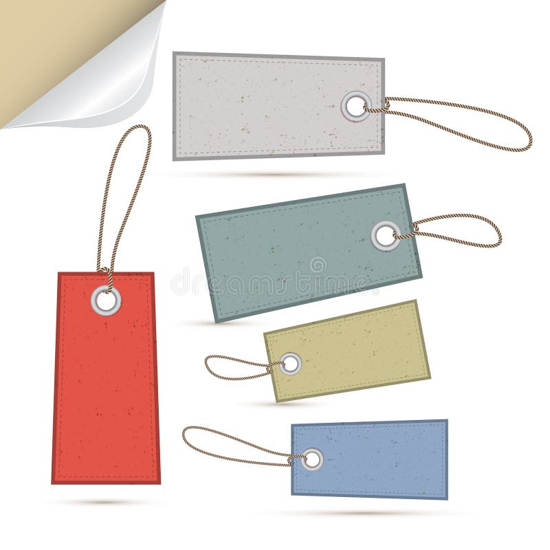 Retro Labels, Tags stock vector. Illustration of ribbon - 37048224