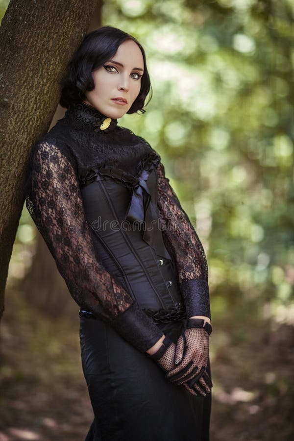 Retro lady. stock photo. Image of antiquity, characters - 38312598