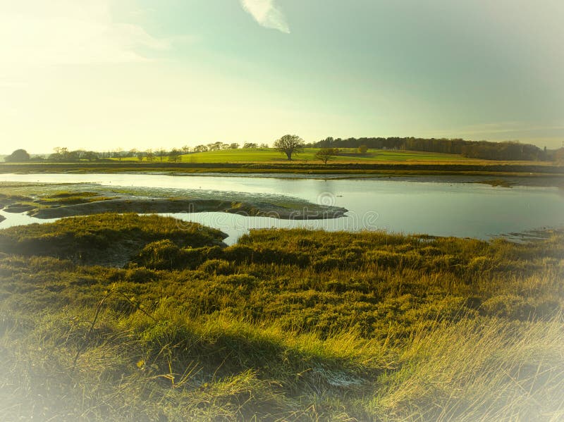 Retro Landscape vignetted stock image. Image of vignetted - 264174491